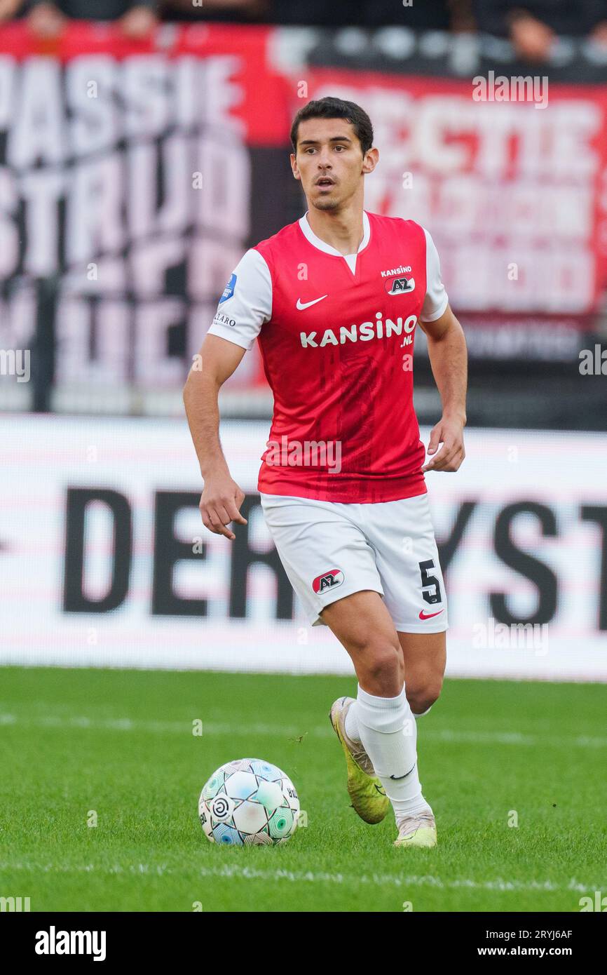 Alkmaar, Netherlands. 01st Oct, 2023. ALKMAAR, 01-10-2023, AFAS stadium ...