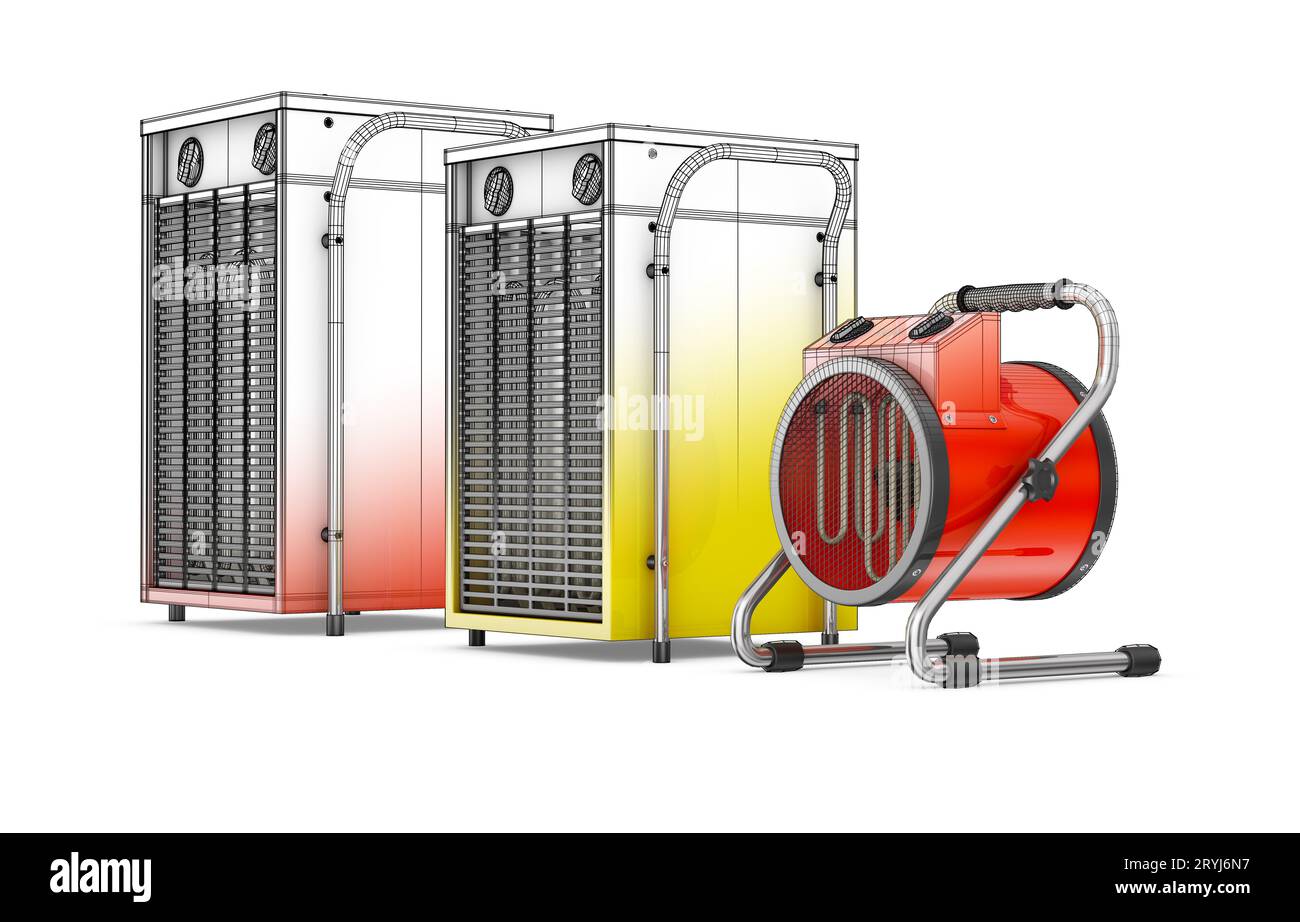 Fan heater industrial equipment hi-res stock photography and images - Alamy