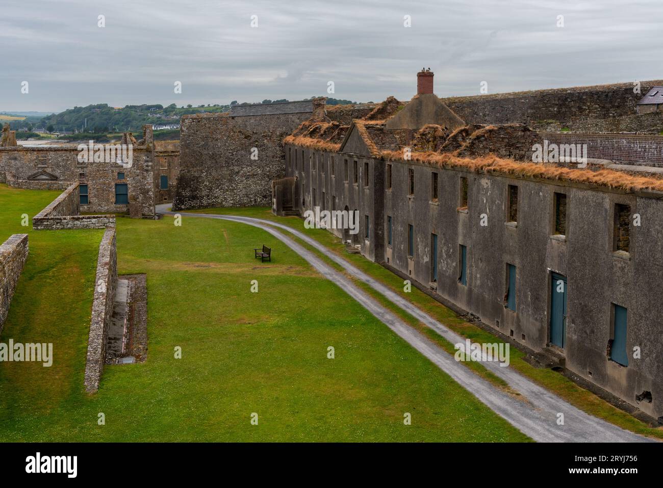 Ruins of ancient castle. Charles fort Kinsale Cork county Ireland ...