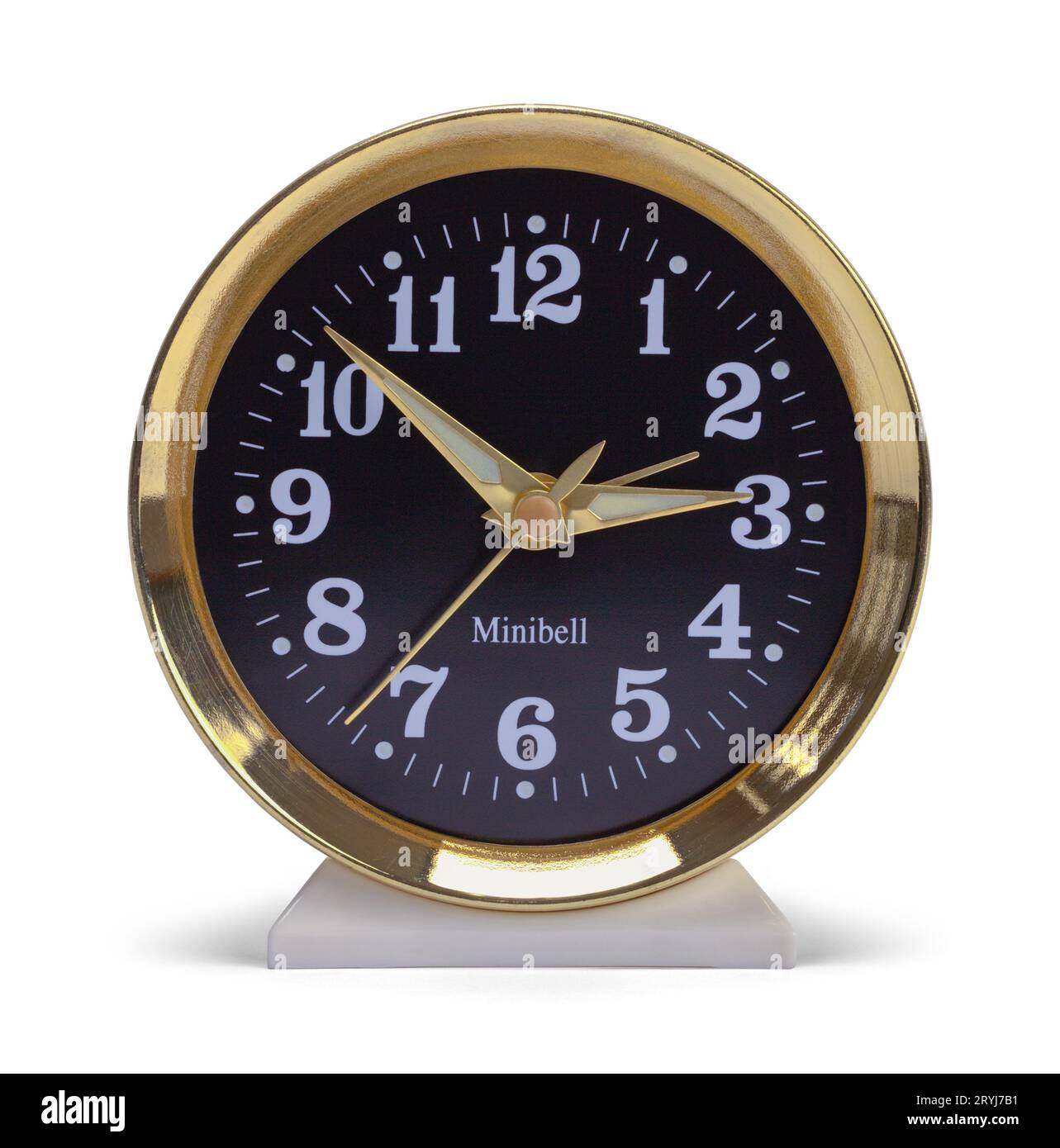 Round Alarm Clock Cut Out on White Stock Photo - Alamy Round Alarm Clock Cut Out on White Stock Photo - Alamy
