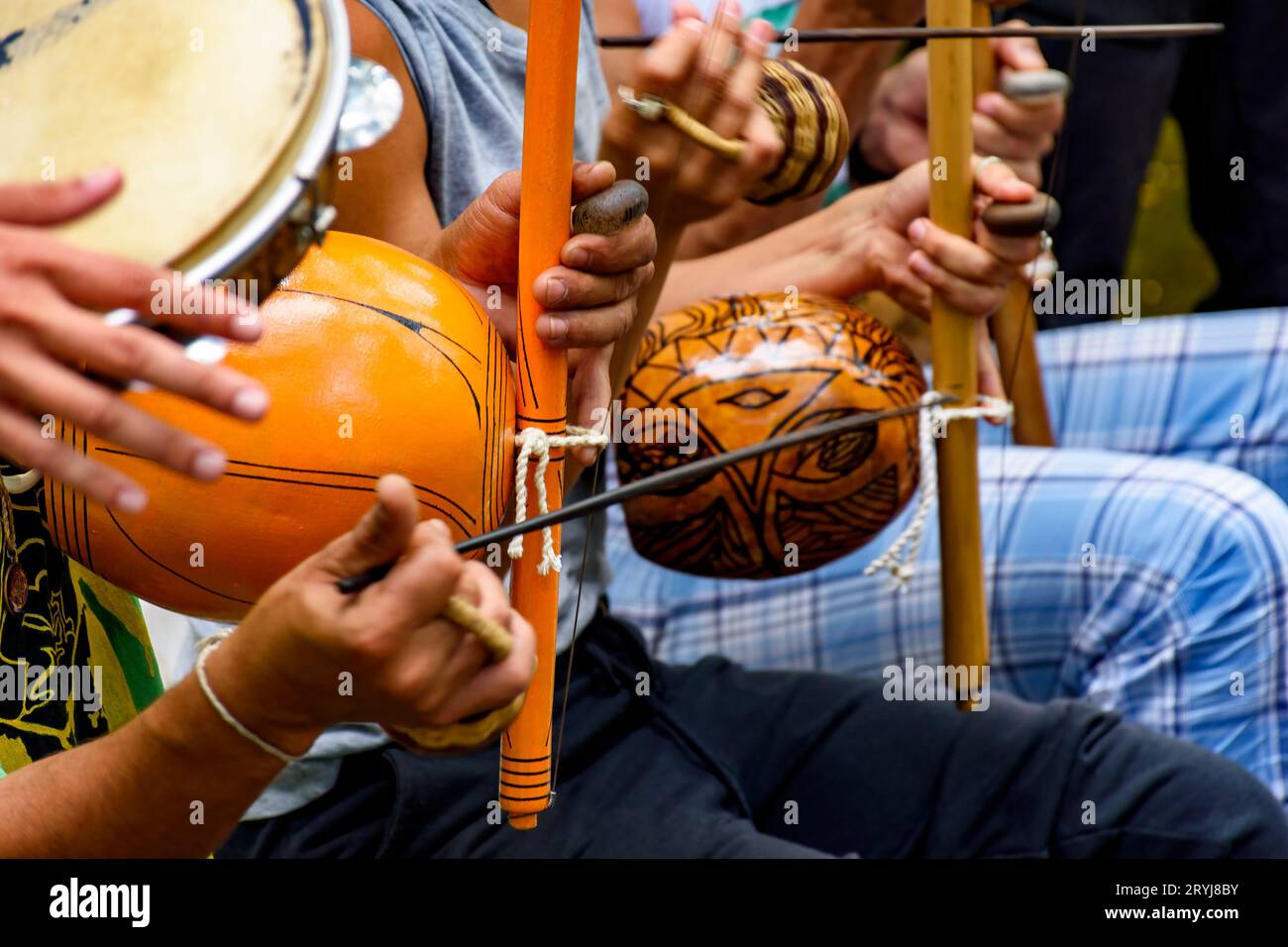 Tribal music instruments hi-res stock photography and images - Alamy