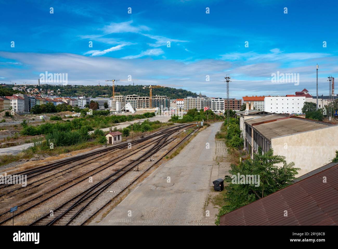 Rail tracks in the czech republic hi-res stock photography and images ...