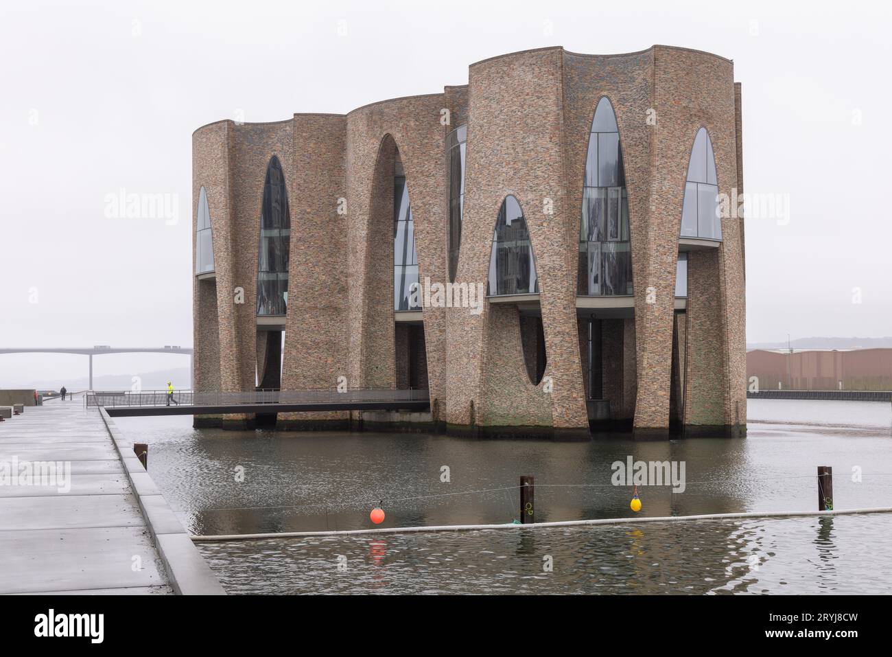 Fjordenhus, architecture designed by Studio Olafur Eliasson Stock Photo - Alamy
