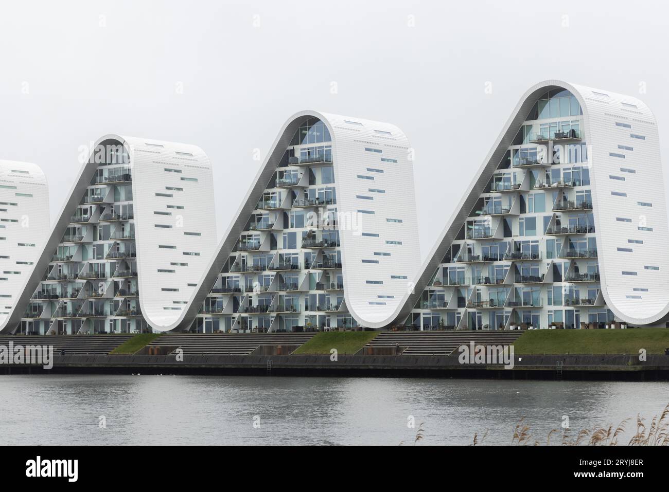 The Wave in Vejle designed by Henning Larsen Architects Stock Photo - Alamy
