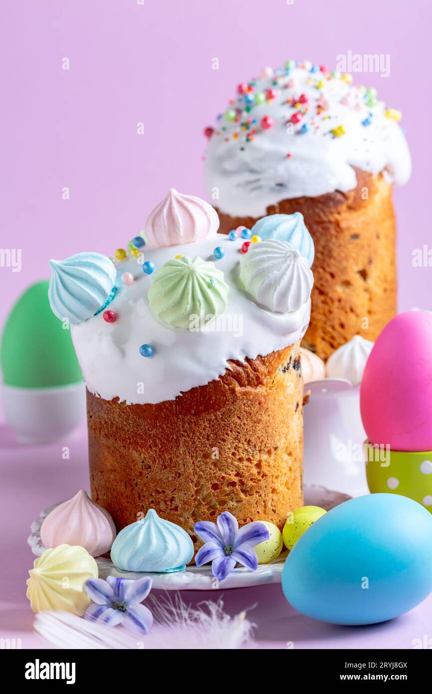 Traditional Easter cakes Stock Photo - Alamy