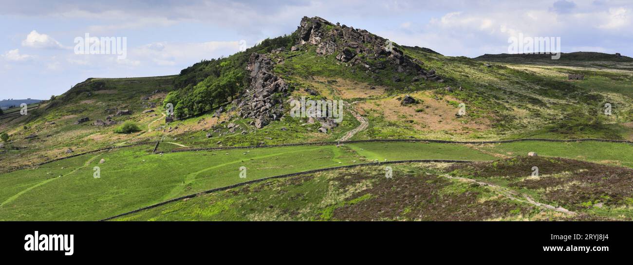 The Roaches Rocks, Upper Hulme, Staffordshire, England, UK Stock Photo ...