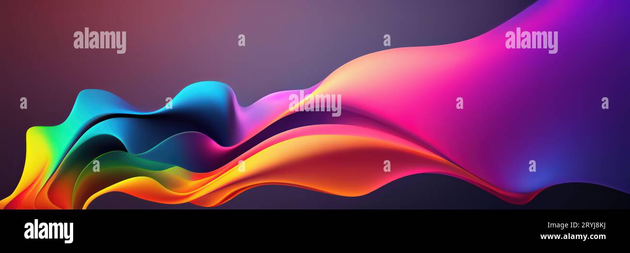 Rainbow fluid hi-res stock photography and images - Alamy