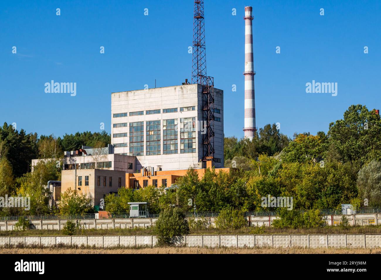 Industrial development area. Rear view of the territory of the Obninsk ...