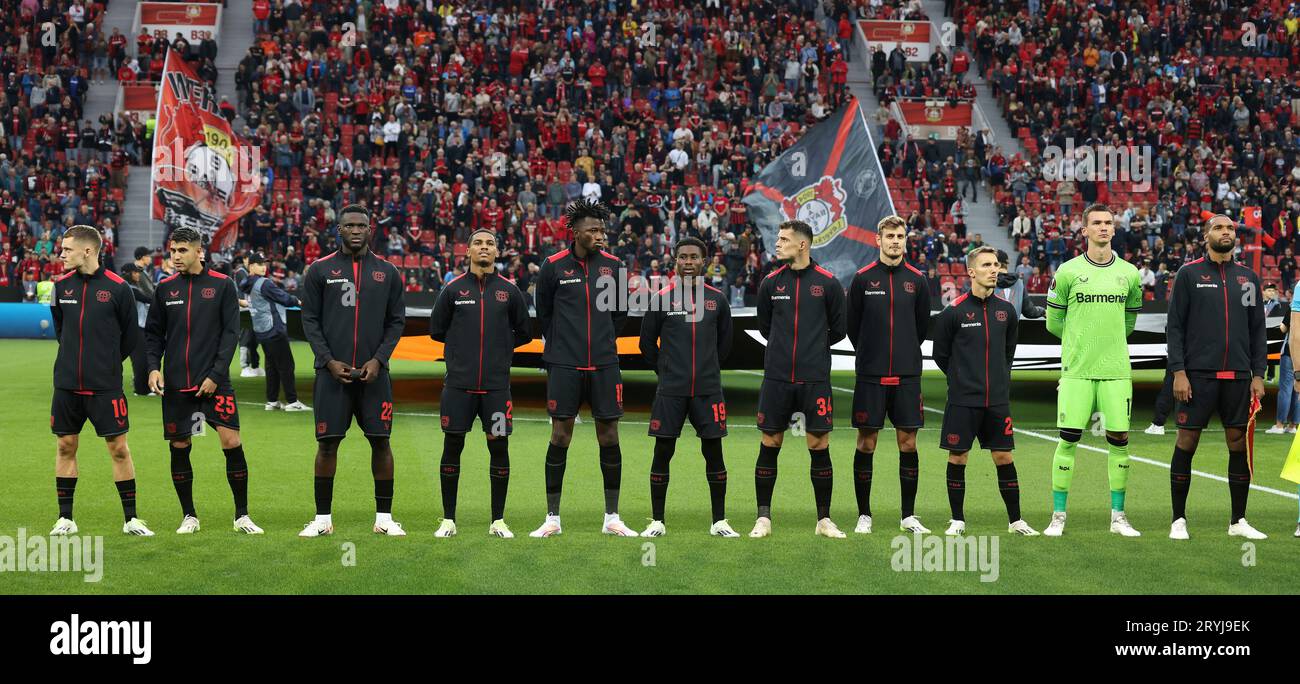Leverkusen, Deutschland. 21st Sep, 2023. firo: 09/21/2023, soccer ...