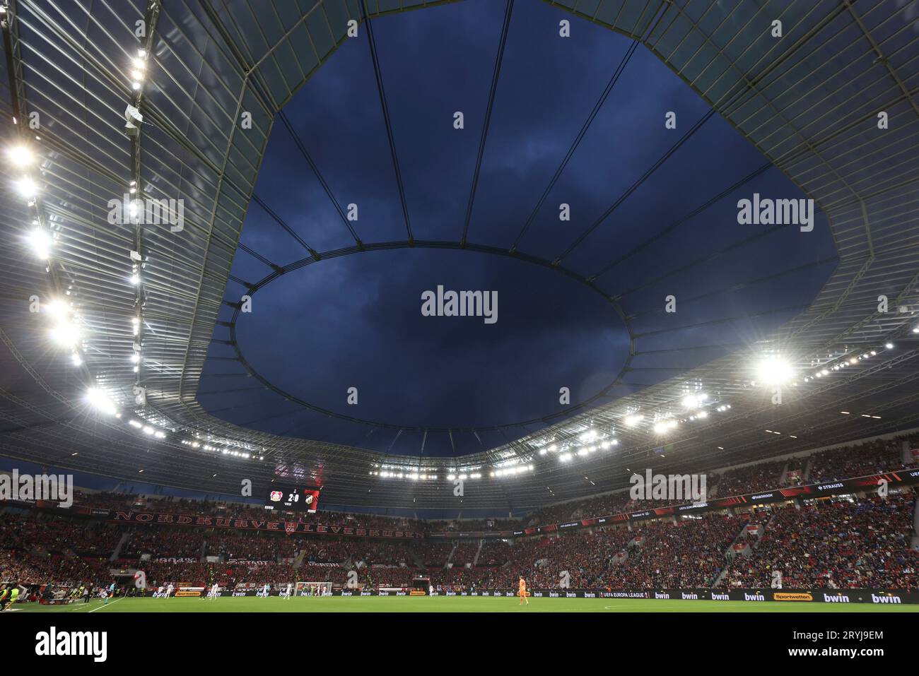 Leverkusen, Deutschland. 21st Sep, 2023. firo: 09/21/2023, soccer ...