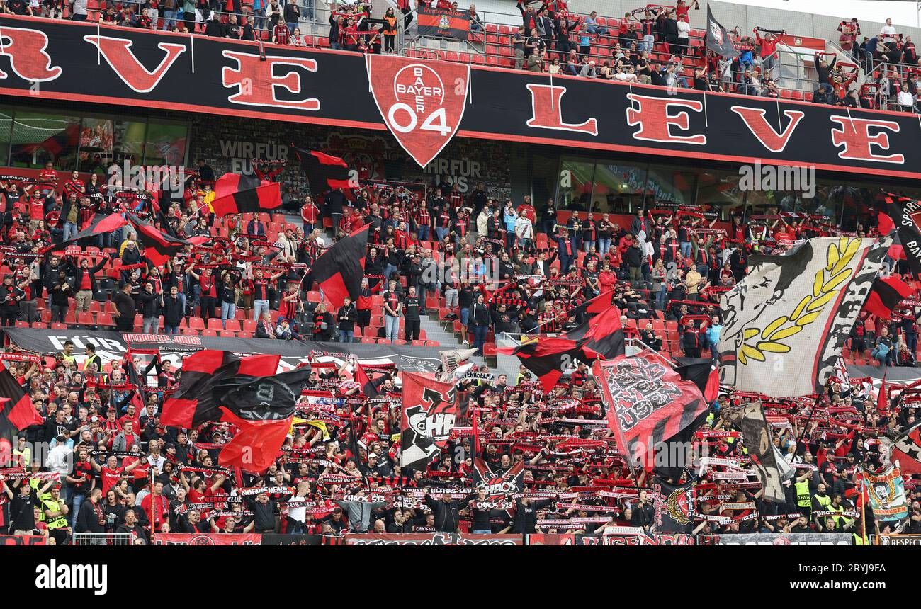 Leverkusen, Deutschland. 21st Sep, 2023. firo: 09/21/2023, soccer ...