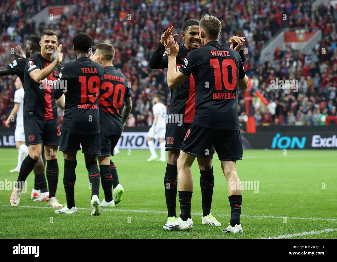 Leverkusen, Deutschland. 21st Sep, 2023. firo: 09/21/2023, soccer ...