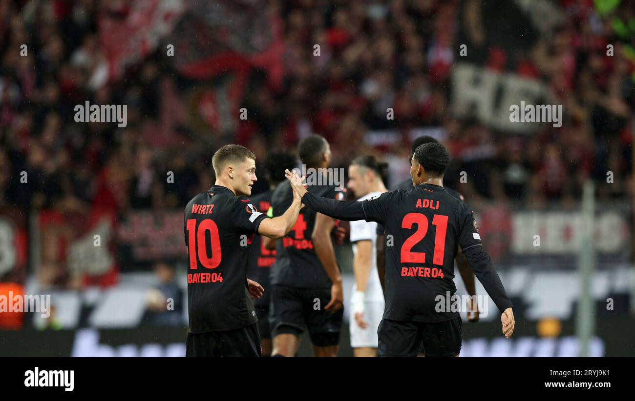 Leverkusen, Deutschland. 21st Sep, 2023. firo: 09/21/2023, soccer ...