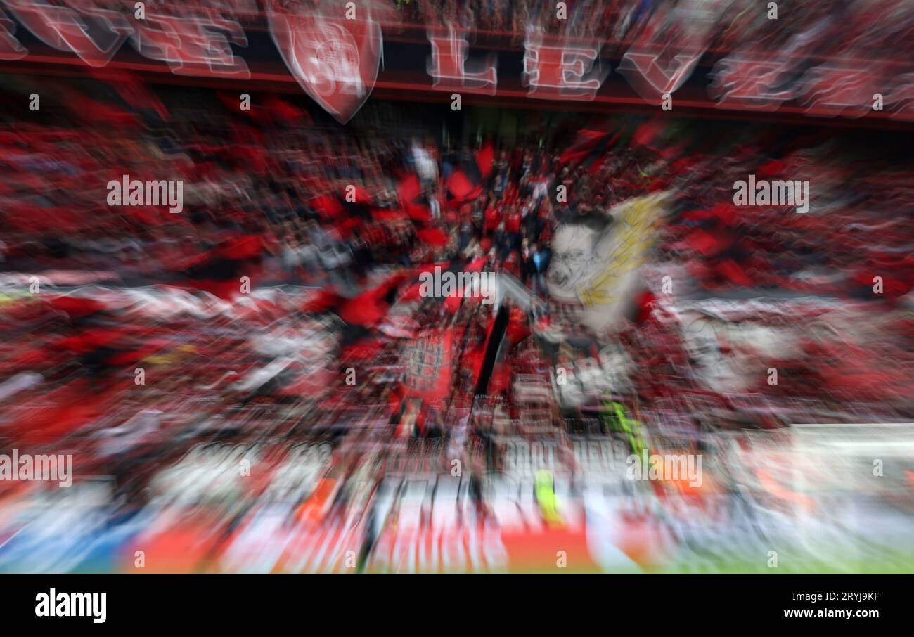 Leverkusen, Deutschland. 21st Sep, 2023. firo: 09/21/2023, soccer ...