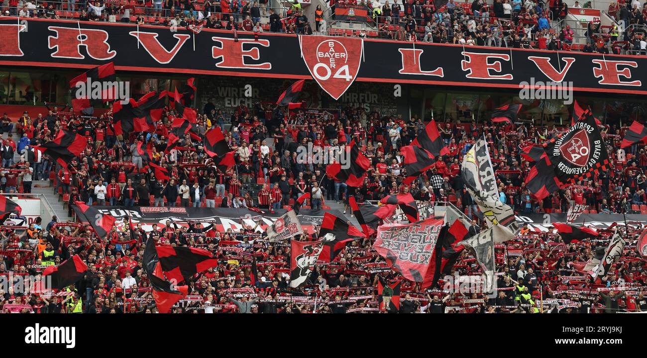 Leverkusen, Deutschland. 21st Sep, 2023. firo: 09/21/2023, soccer ...