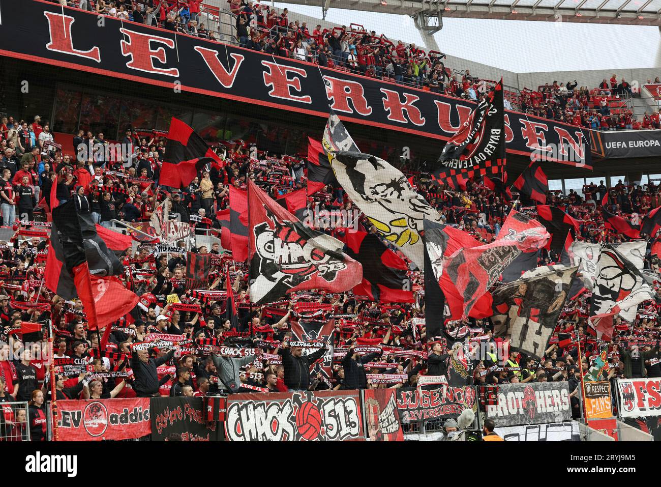 Leverkusen, Deutschland. 21st Sep, 2023. firo: 09/21/2023, soccer ...