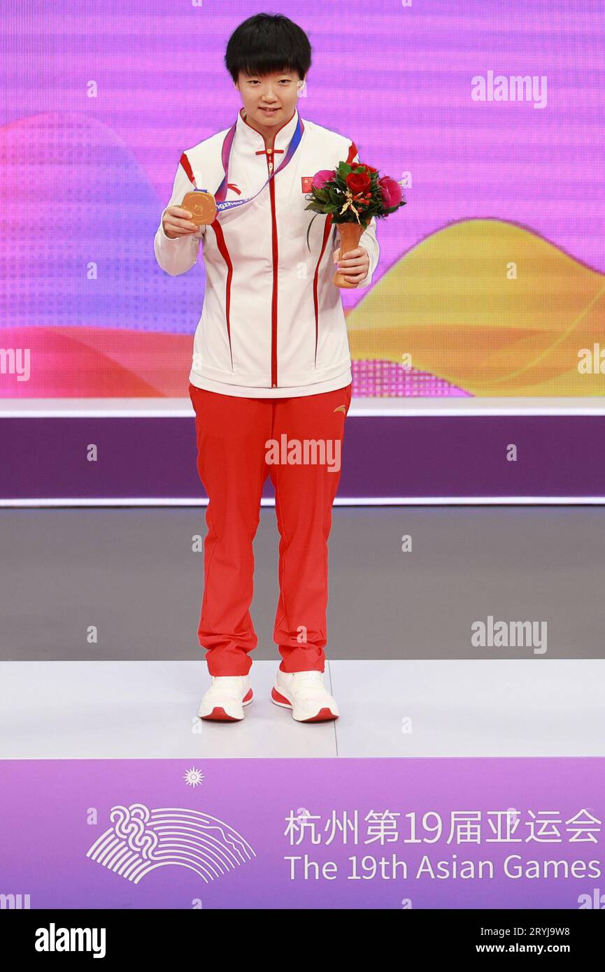 Hangzhou, China's Zhejiang Province. 1st Oct, 2023. Sun Yingsha of ...