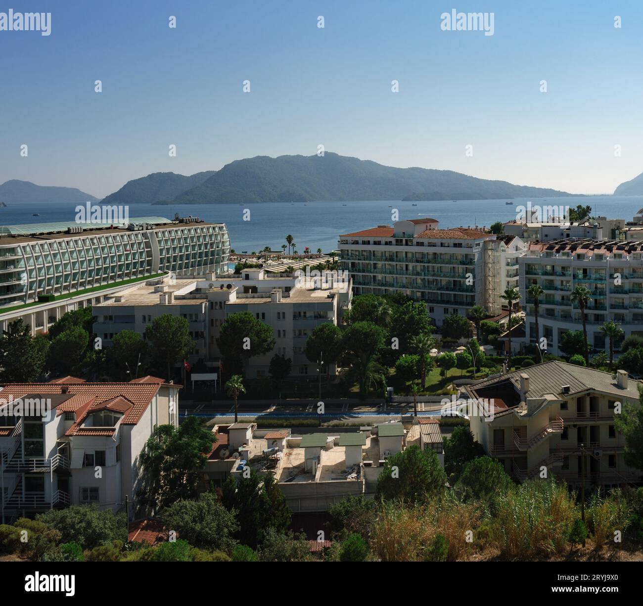 Turkish holiday resort hotel hi-res stock photography and images - Alamy