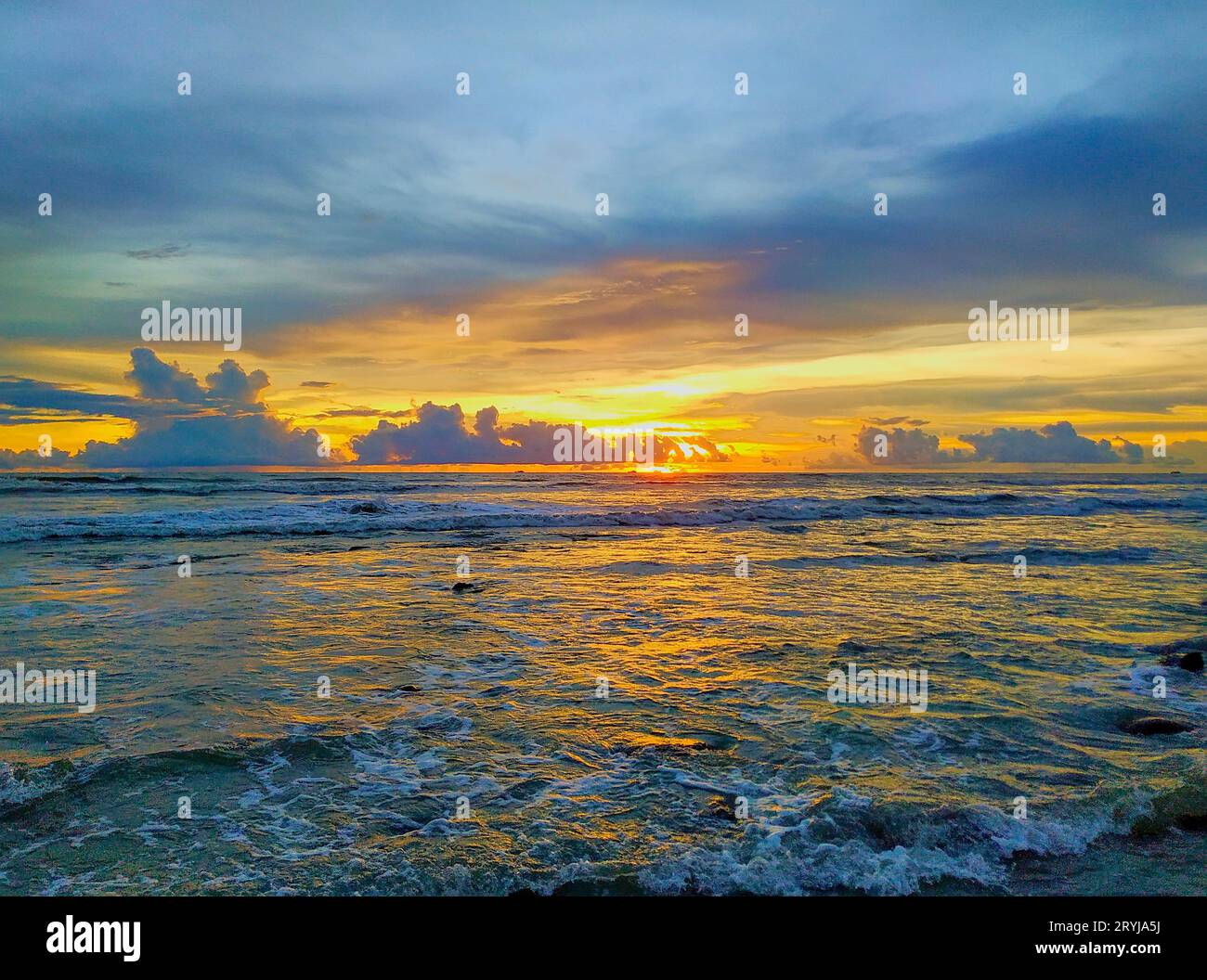 this is a view of sun set golden hour and nice Stock Photo - Alamy