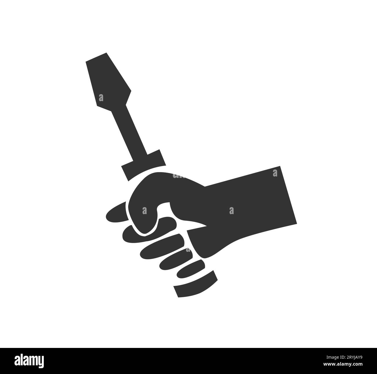 service symbol screwdriver sign Stock Vector Image & Art - Alamy