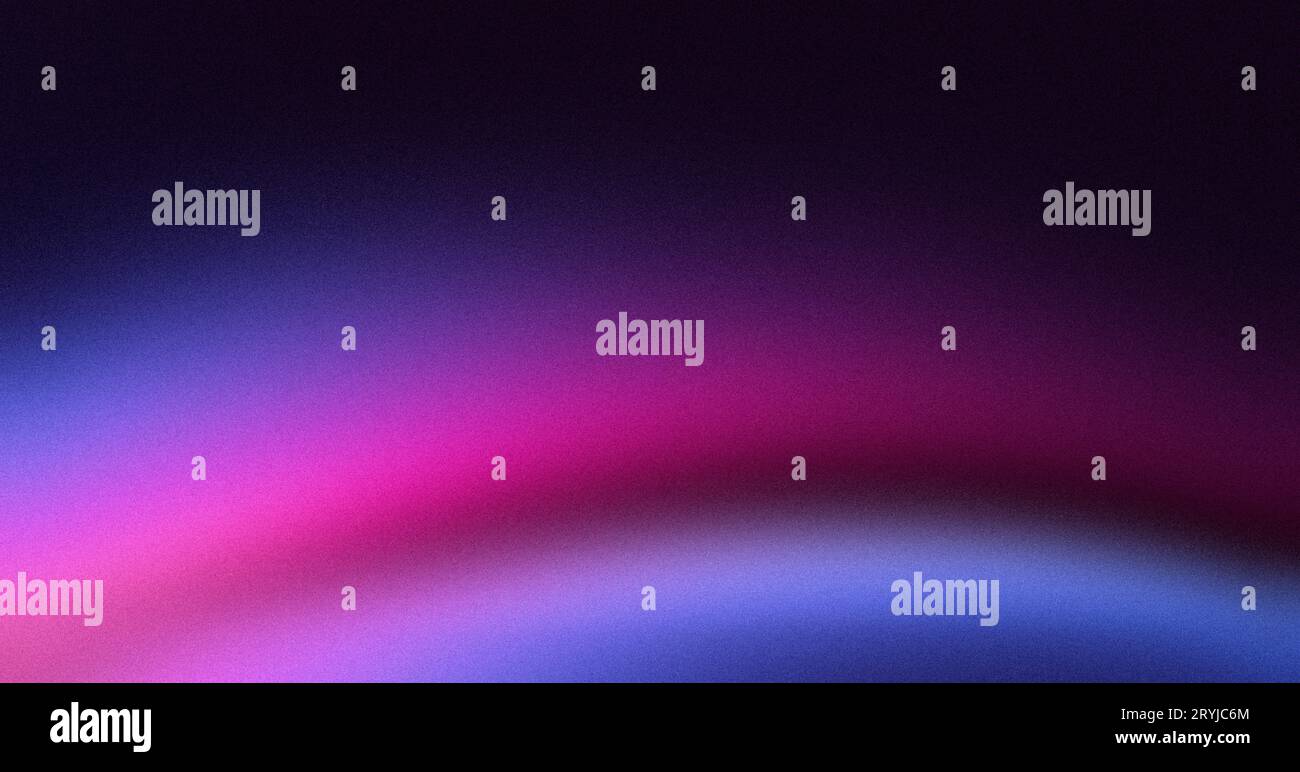 Purple blue color gradient wave on dark background, grainy texture ...