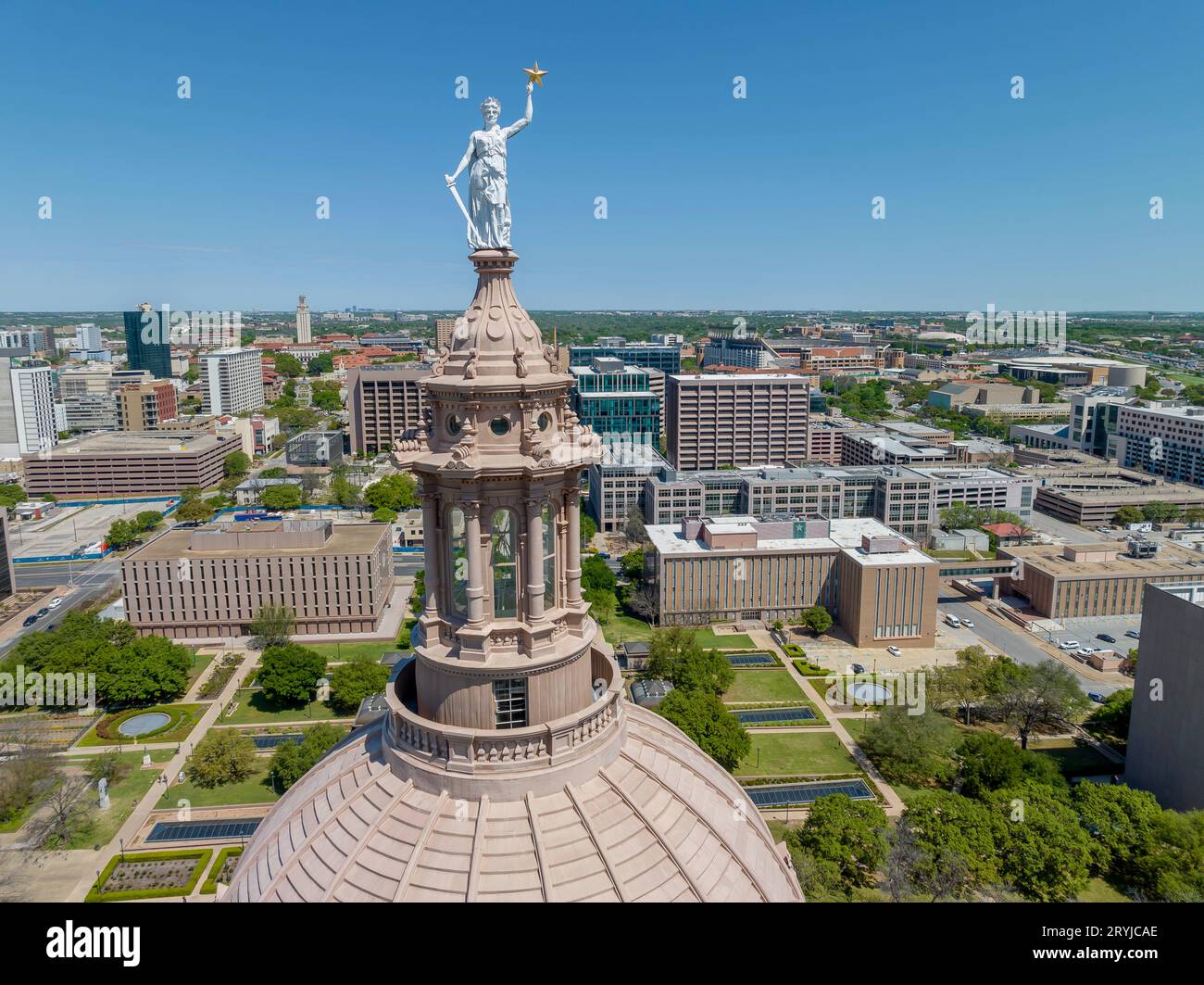 Texas state university aerial hi-res stock photography and images - Alamy