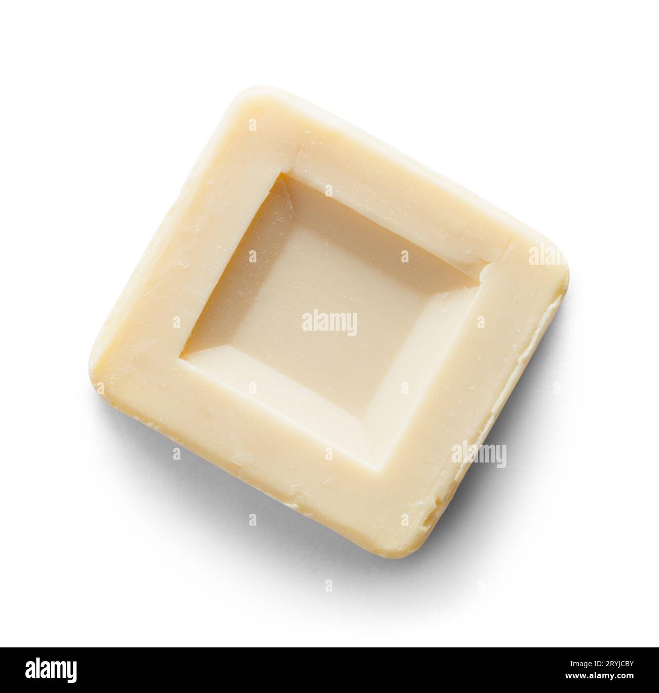 Square Soap Top View Cut Out on White Stock Photo - Alamy