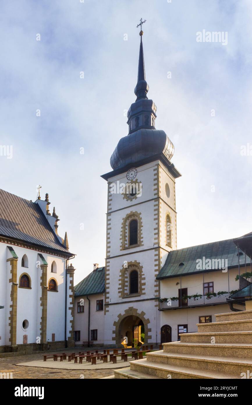 Convent courtyard in Stary Sacz Stock Photo - Alamy