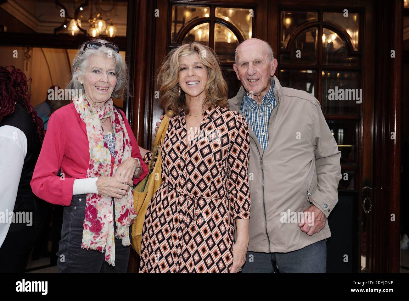 Kate Garraway, with her parents Gordon and Marilyn Garraway, attending ...