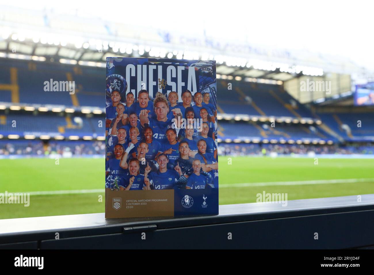 London, UK. 1st October 2023; Stamford Bridge, London, England: Womens ...