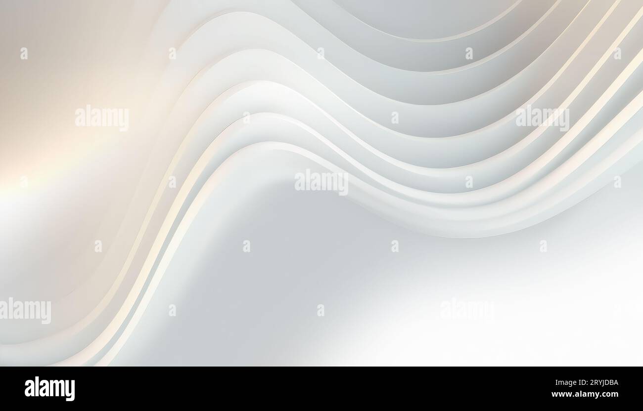 3D Abstract White Background Stock Photo - Alamy