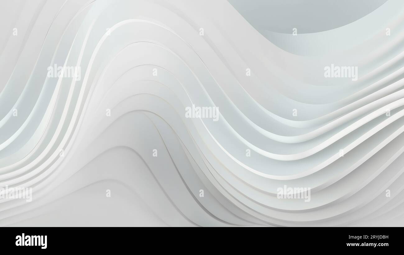 3D Abstract White Background Stock Photo - Alamy