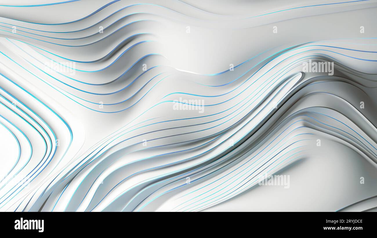 3d abstract white hi-res stock photography and images - Alamy