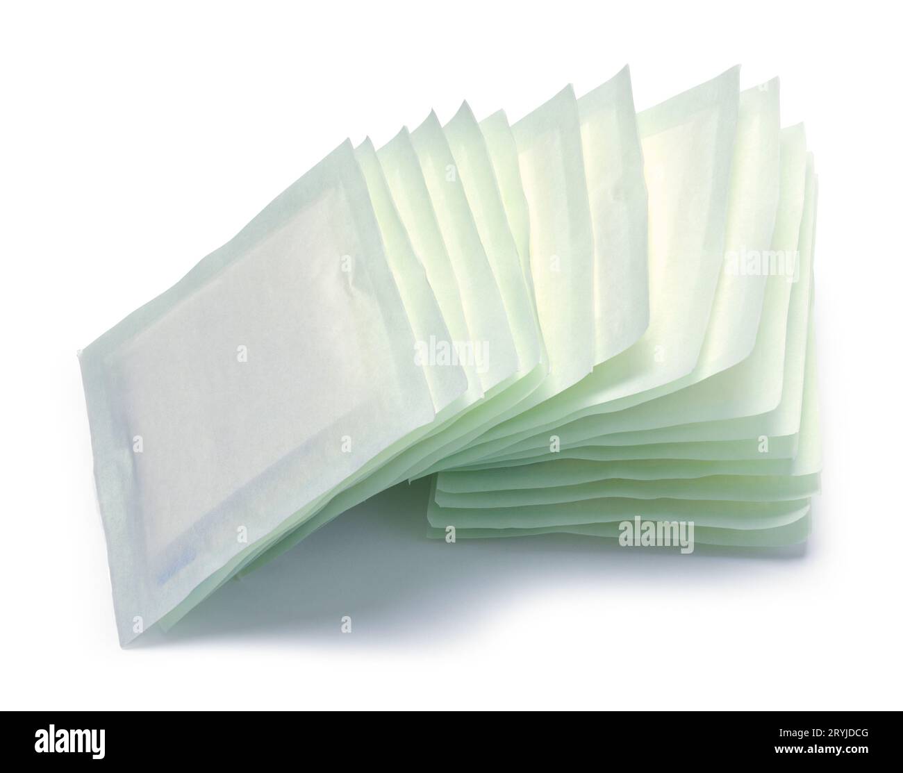 Pile of Medical Pads Cut Out on White Stock Photo - Alamy