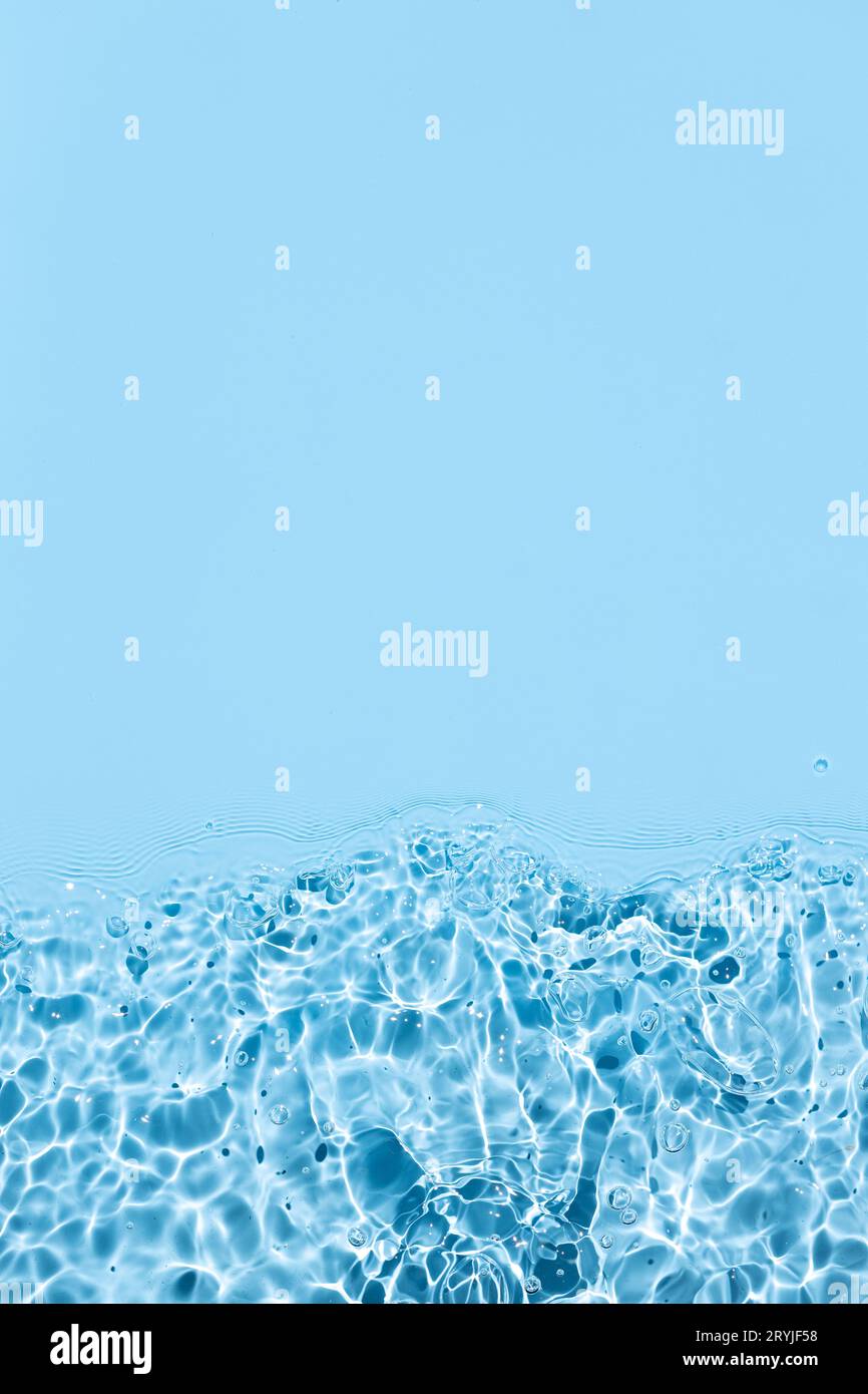 Blue Abstract water background texture with ripples and waves Stock ...
