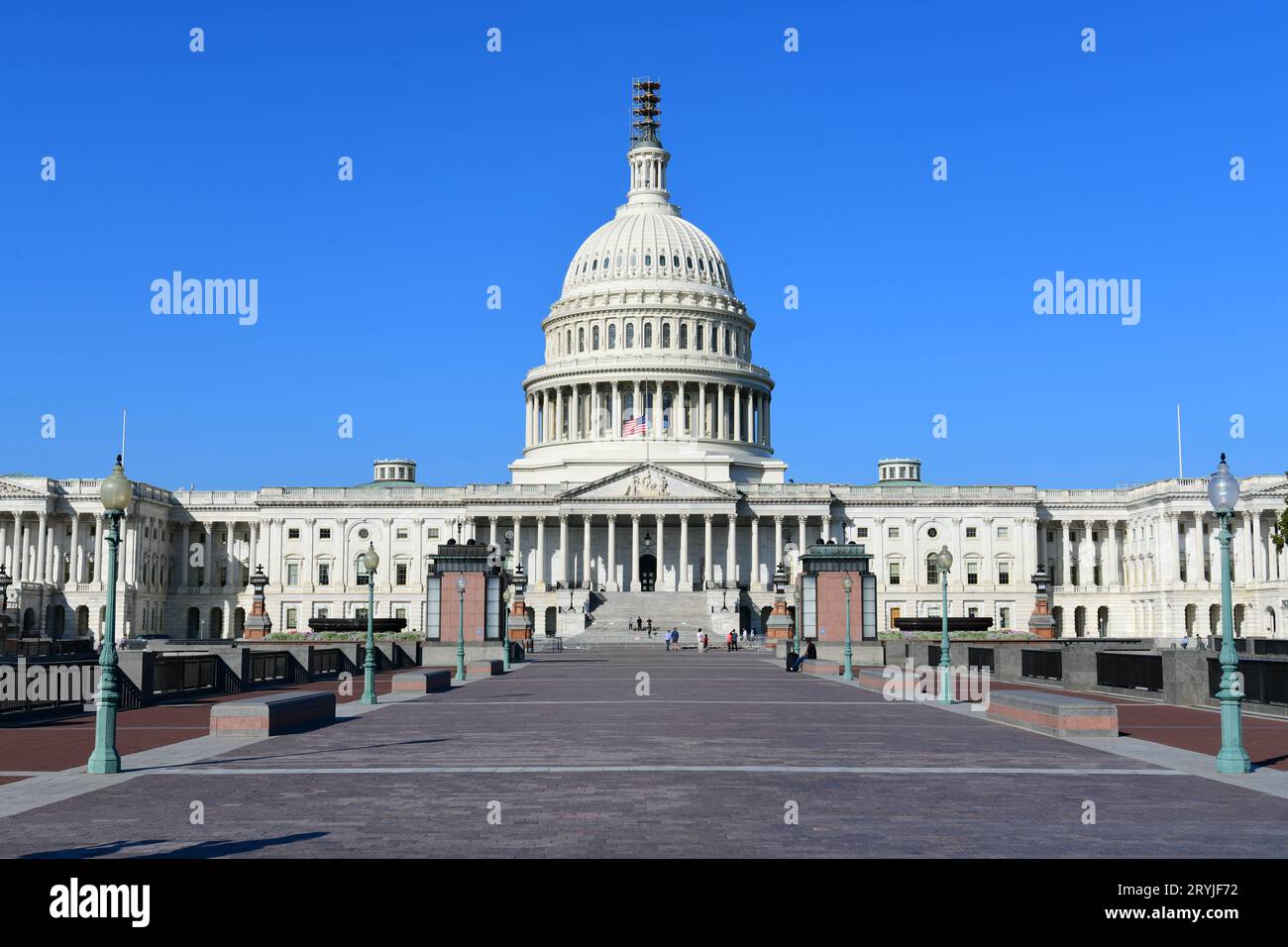 USA Washington DC federal Capitol building taken on the east side Stock ...
