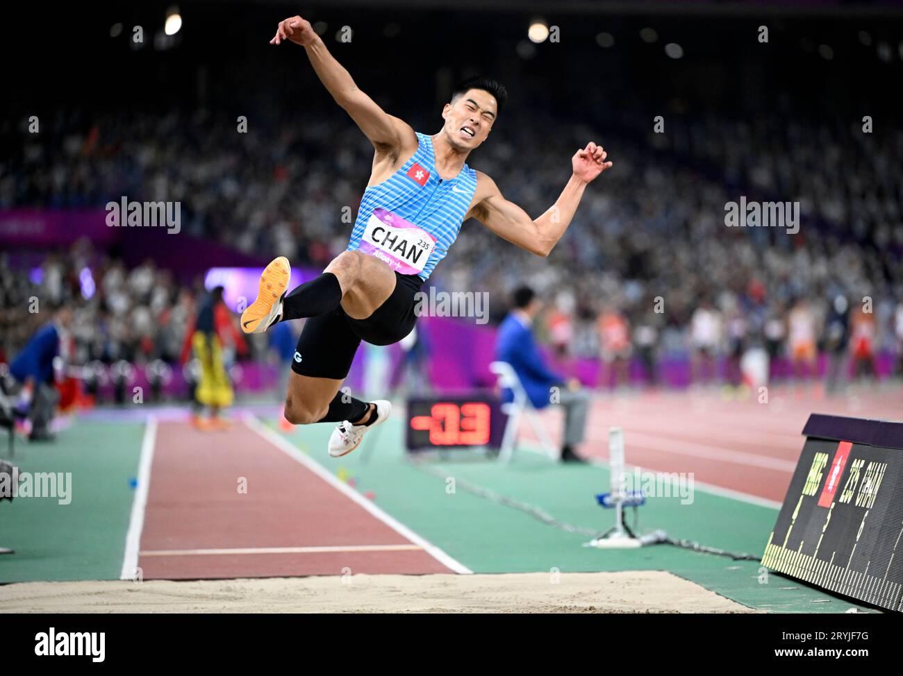 Hangzhou, China's Zhejiang Province. 1st Oct, 2023. Chan Ming Tai of ...
