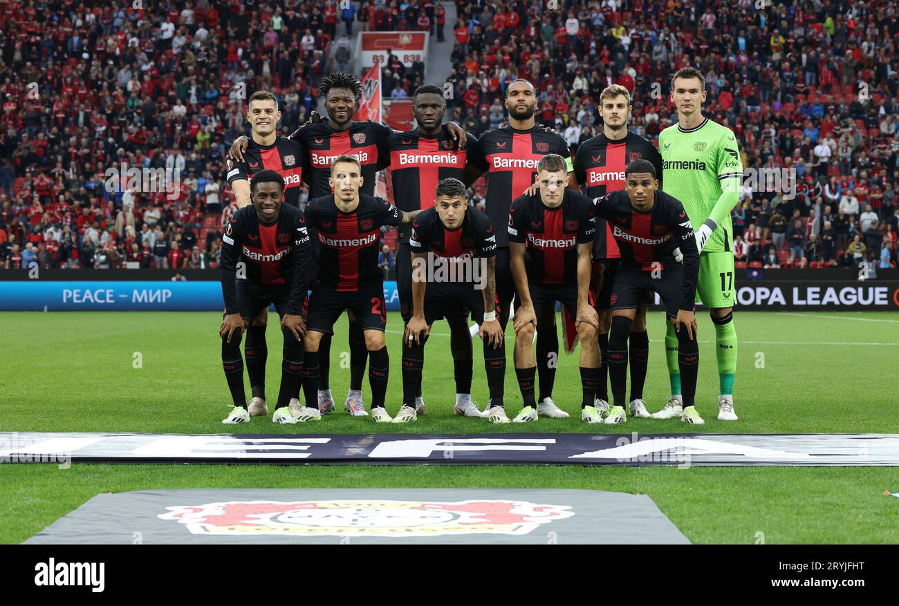 Leverkusen, Deutschland. 21st Sep, 2023. firo: 09/21/2023, soccer ...
