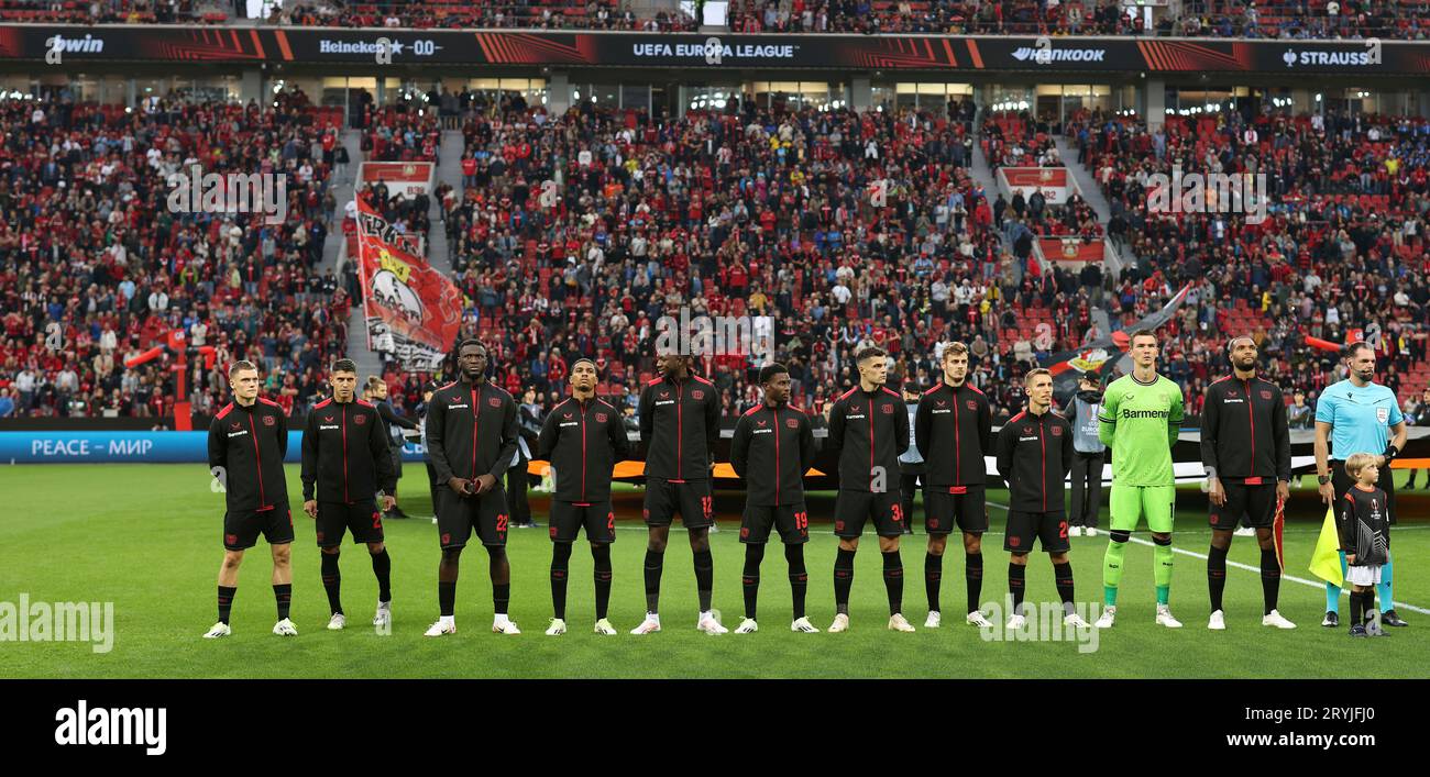 Leverkusen, Deutschland. 21st Sep, 2023. firo: 09/21/2023, soccer ...