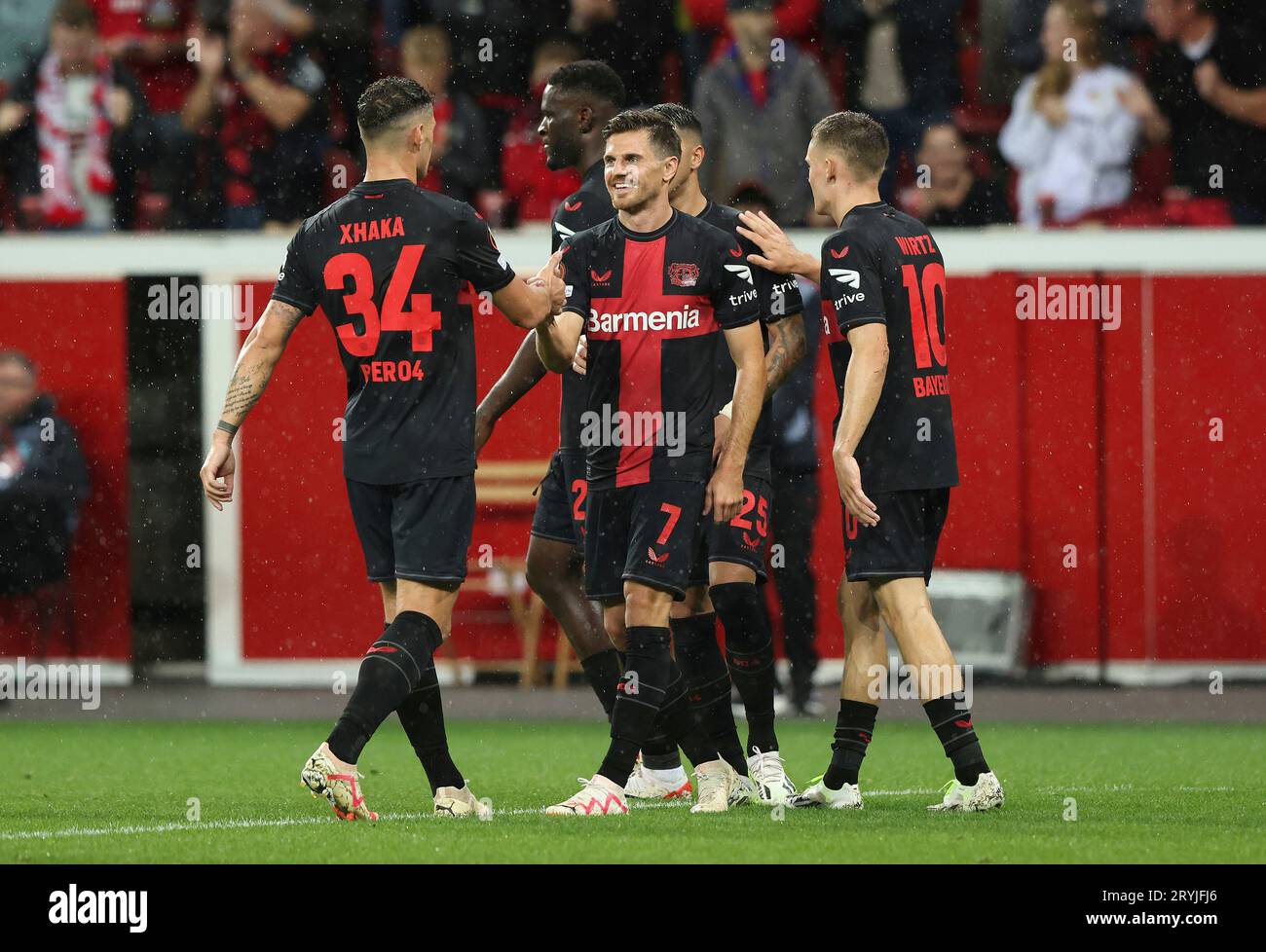 Leverkusen, Deutschland. 21st Sep, 2023. firo: 09/21/2023, soccer ...
