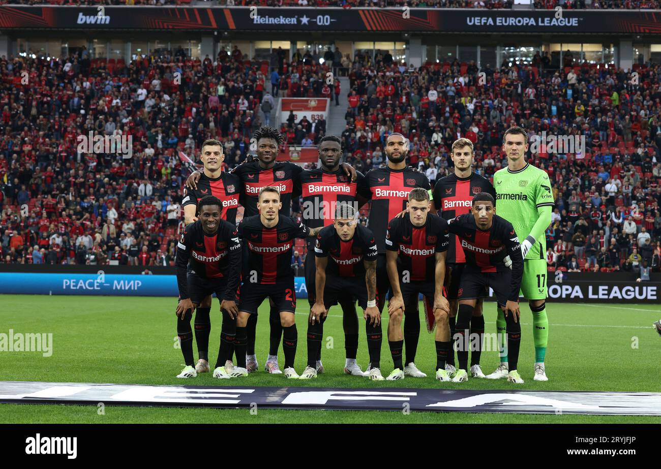 Leverkusen, Deutschland. 21st Sep, 2023. firo: 09/21/2023, soccer ...