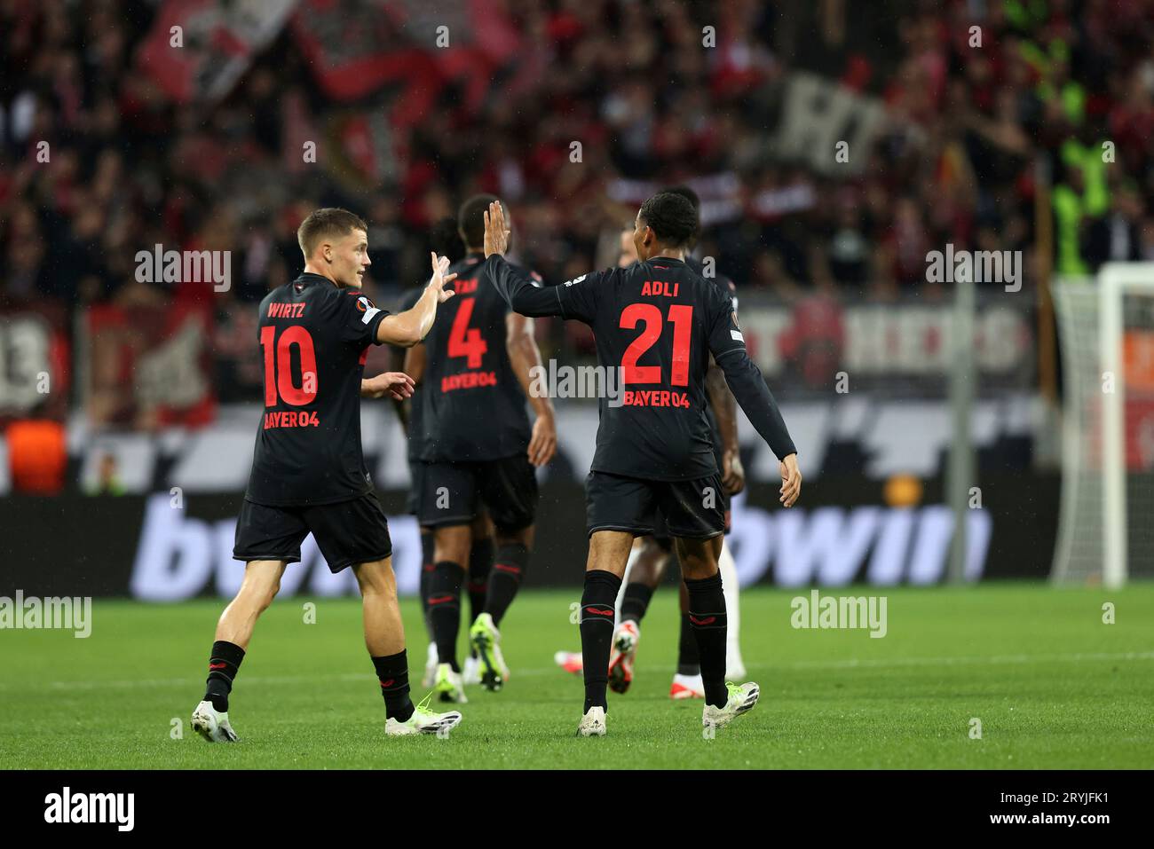Leverkusen, Deutschland. 21st Sep, 2023. firo: 09/21/2023, soccer ...