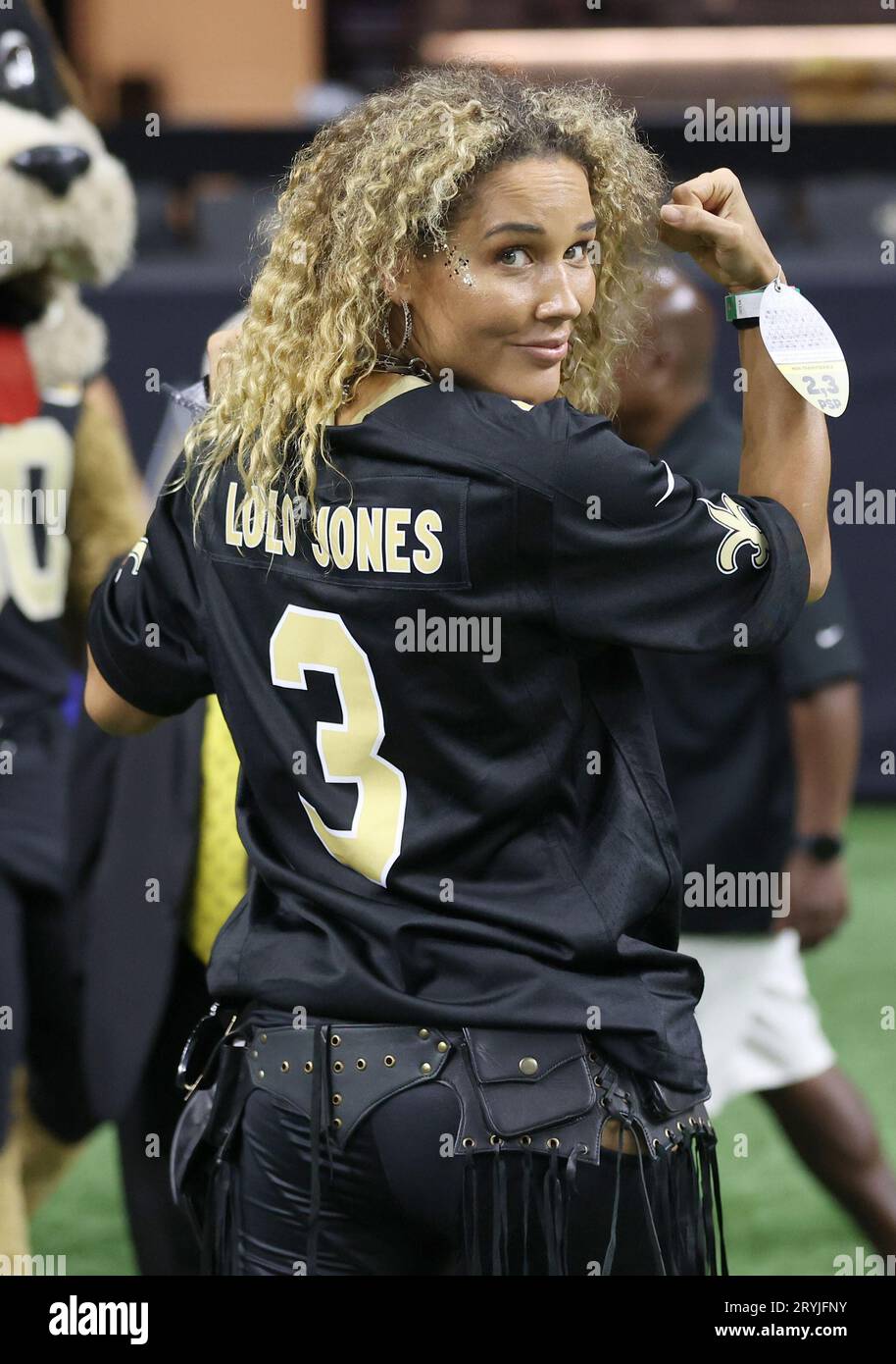 New Orleans, USA. 01st Oct, 2023. Former LSU track and U.S. Olympian ...