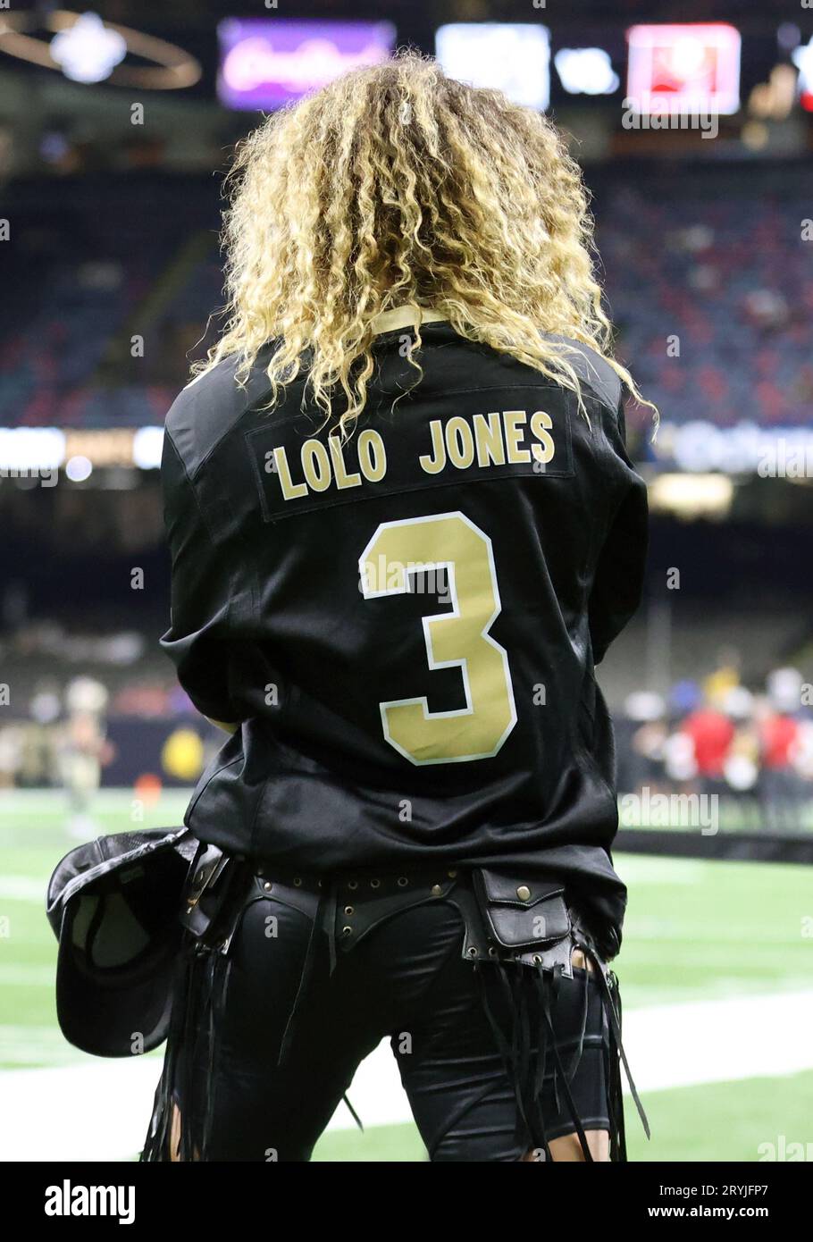 New Orleans, USA. 01st Oct, 2023. Former LSU track and U.S. Olympian ...