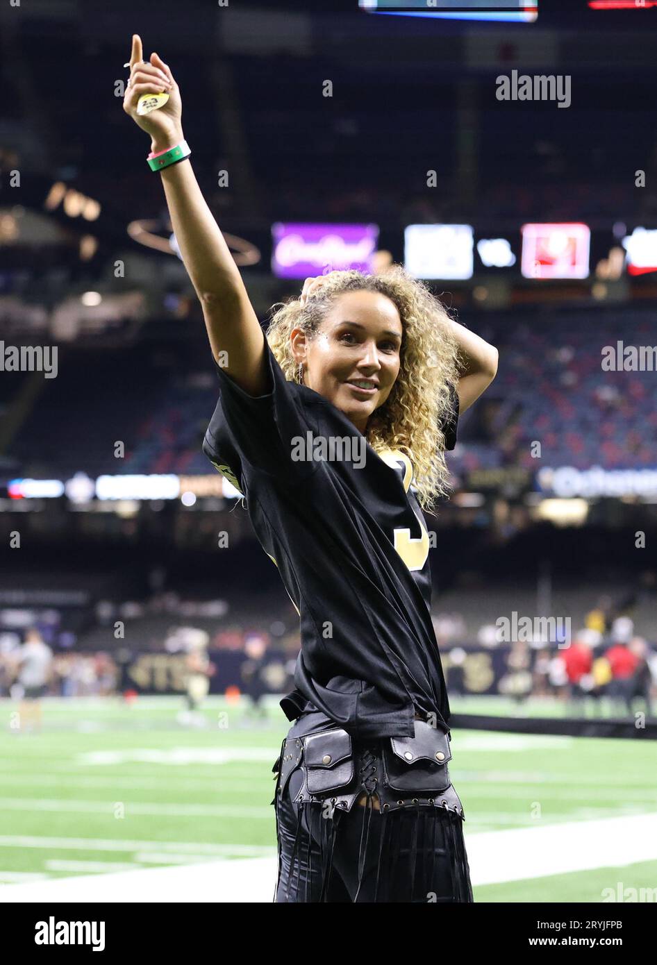 New Orleans, USA. 01st Oct, 2023. Former LSU track and U.S. Olympian ...