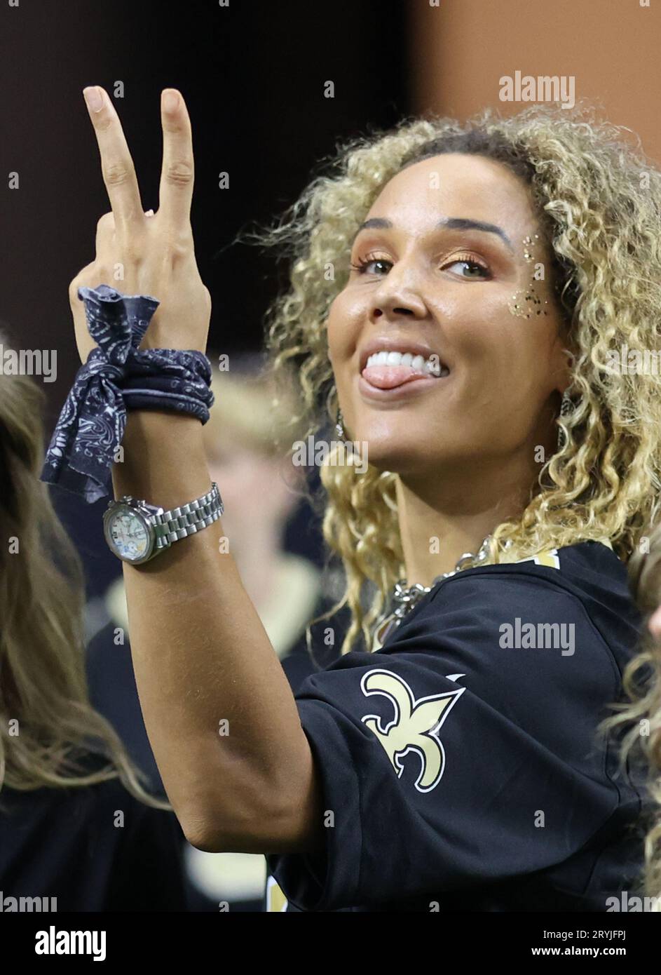 New Orleans, USA. 01st Oct, 2023. Former LSU track and U.S. Olympian ...