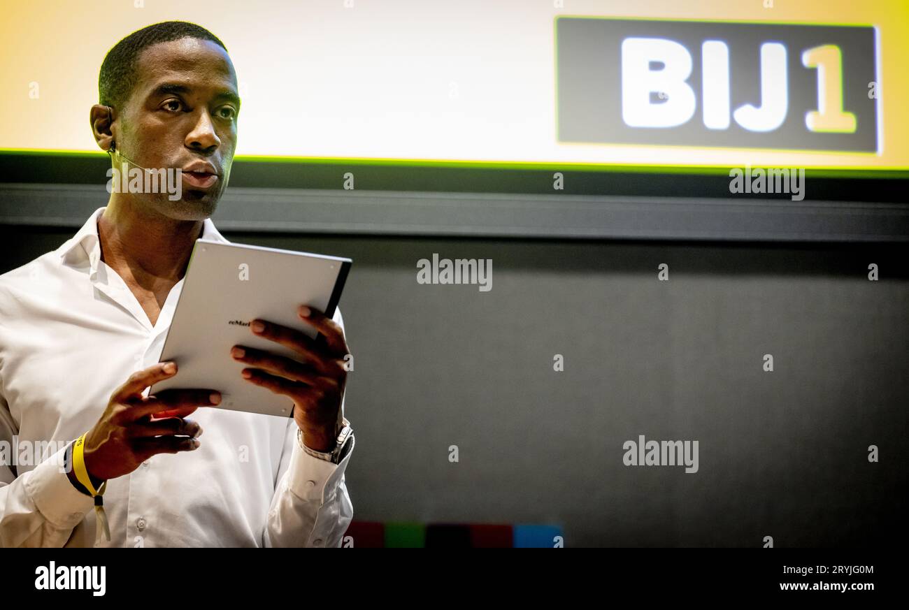 THE HAGUE - The new list leader Edson Olf during his speech during the ...
