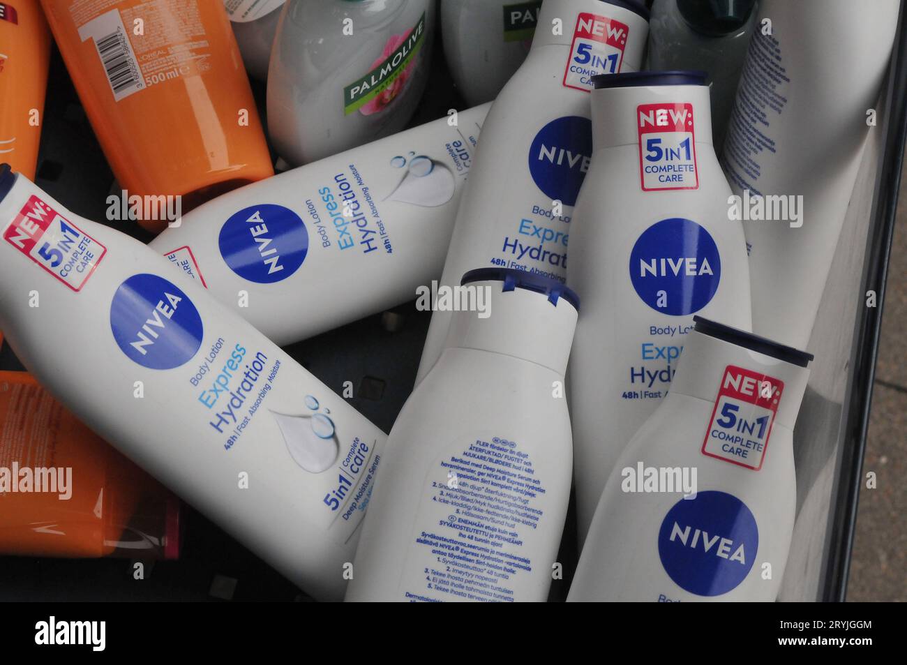 01 October. 2023/Matas store maket Nivea products in Copenahgen Denmark ...