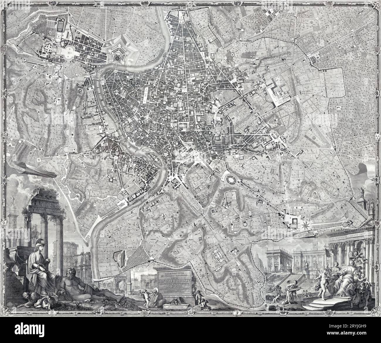 La pianta grande di Roma (The Large Plan of Rome), also known as The ...