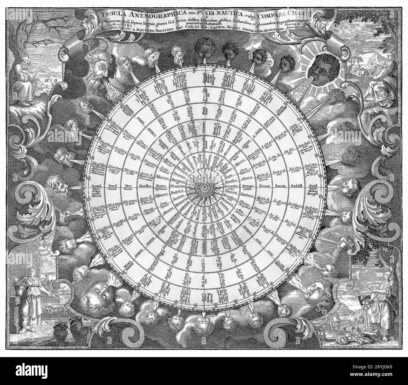 1740 world map Black and White Stock Photos & Images - Alamy